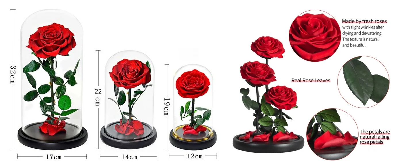 High Quality Long Life Roses Forever Everlasting Flowers Infinity ...