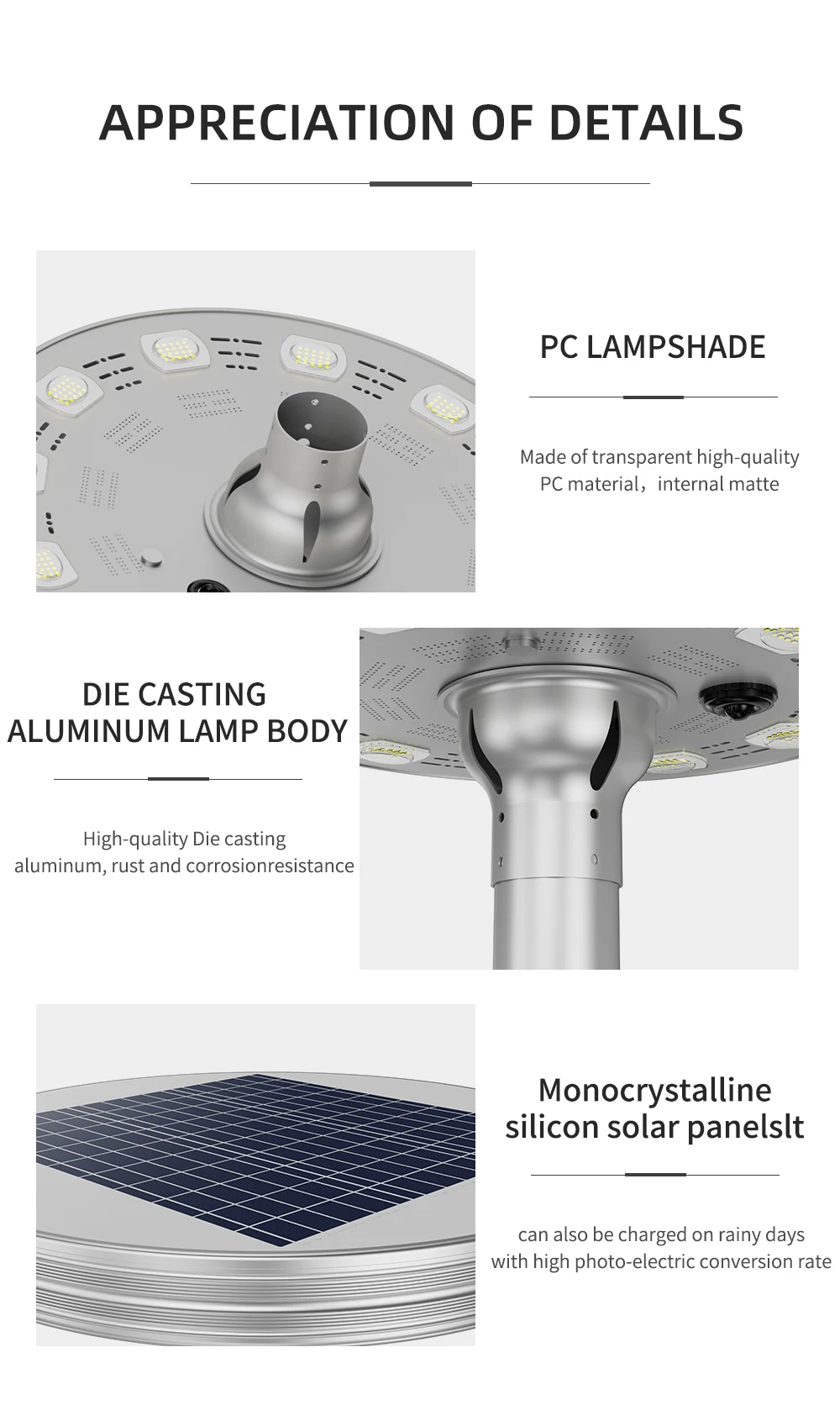 Ip65 Waterproof 160w-240w Solar Street Light Lamp - Outdoor Solar ...