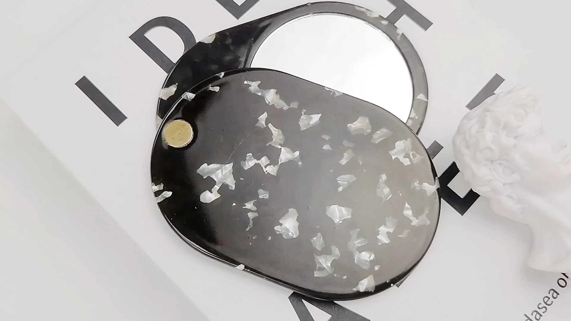 Canyuan Fashion Black And White Cellulose Acetate Smart Mirror Custom ...