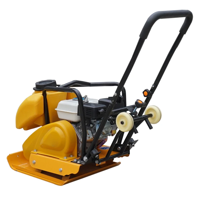 Vibratory Plate Compactor Gasoline Engine Plate Compactor Machine ...