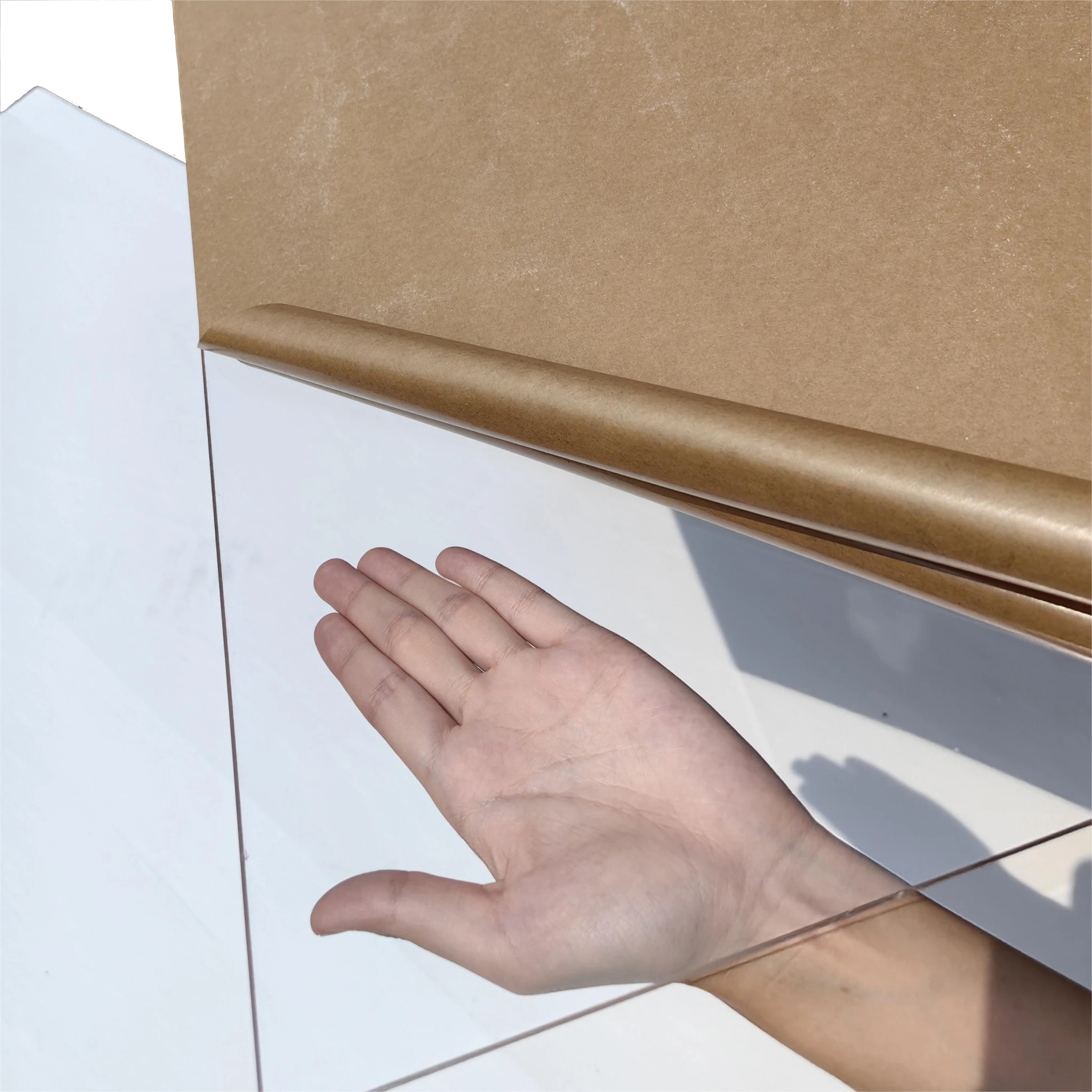 Wholesale Laser Cutting Colorful Gold Pmma Sheet Gold Mirror Mirrored ...