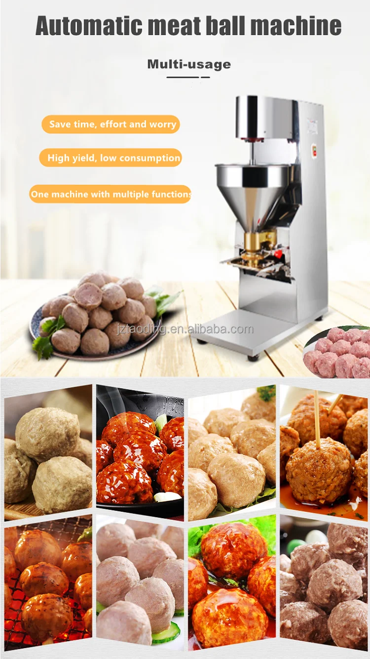 Commercial Fish Ball Machine Stuffed Meat Ball Maker Stainless Steel ...