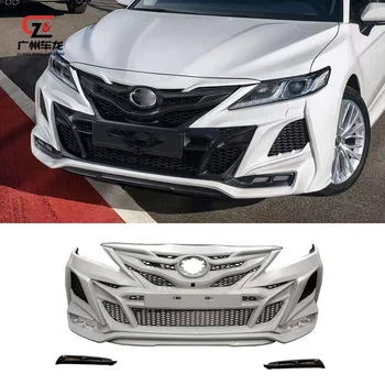 Factory Direct Car Bodykit For Toyota Camry 2018-2021 Modified Khan Front Bumper Rear Bumper Car ...