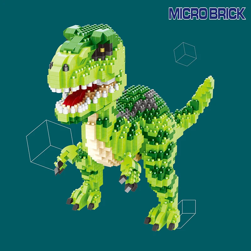 COGO Micro Blocks Toy Kids DIY Children Bricks Dinosaur Toy Building ...