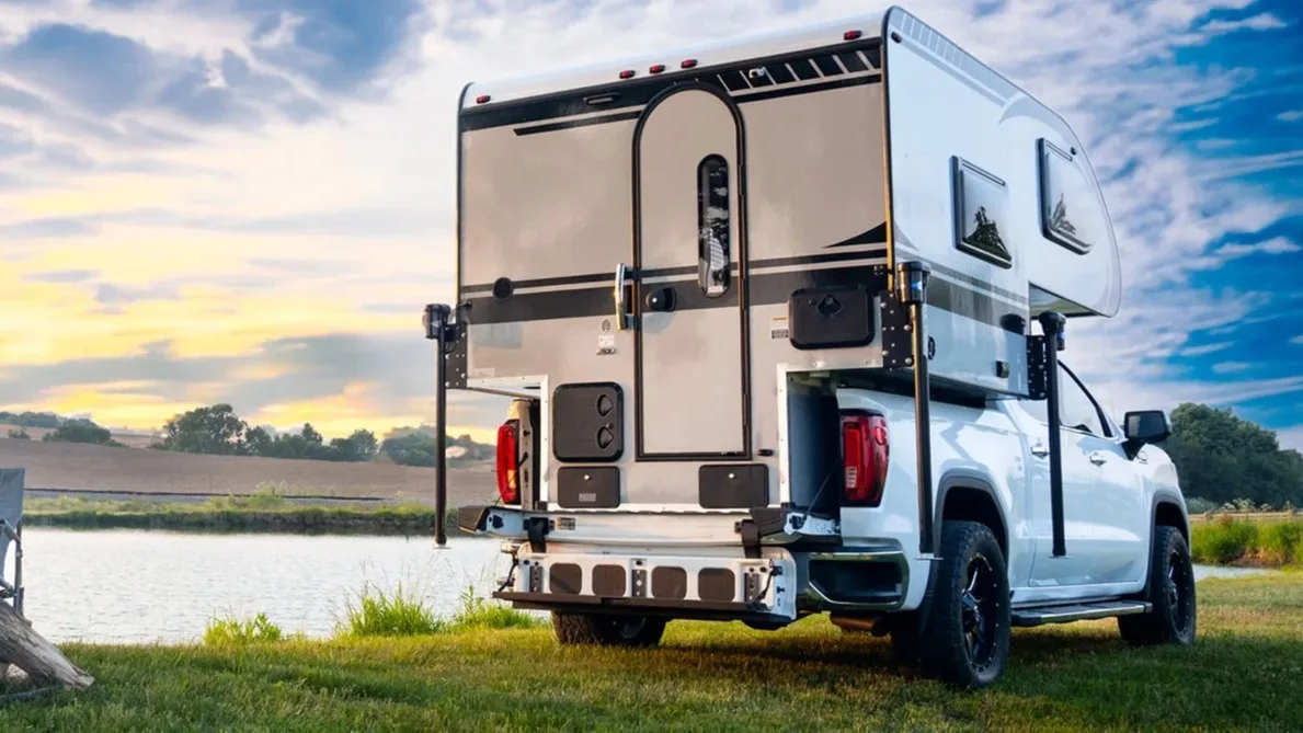 3.5m Electric Fiberglass Overland Pickup Truck Bed Rv Camper Pod Shell ...