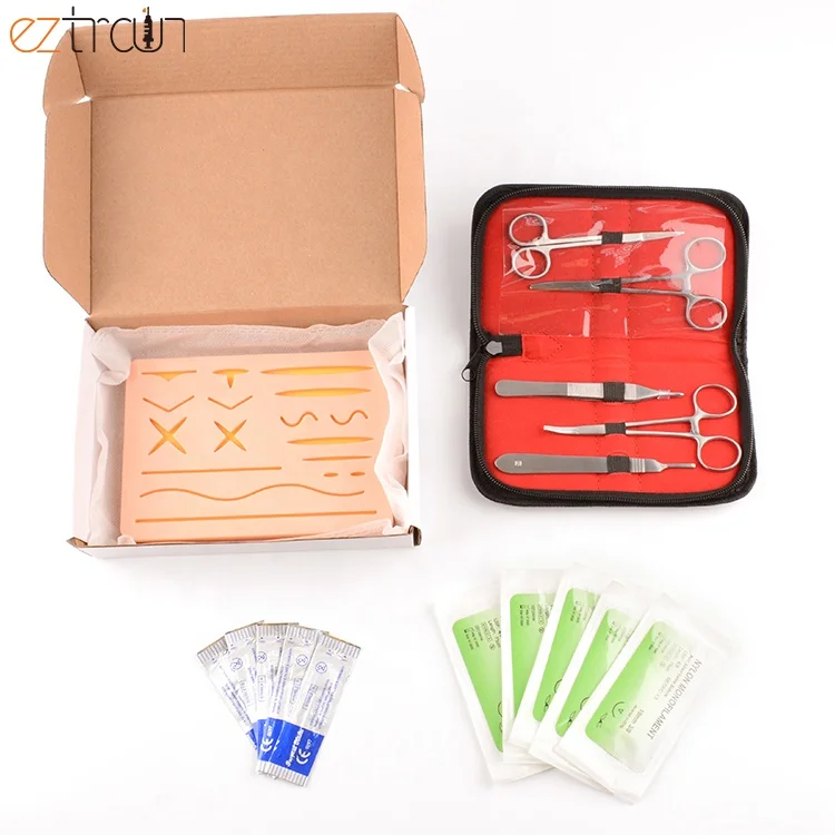 Medical Suture Practice Kit With Suture Tools Suture Pads For Students Medical Training - Buy ...