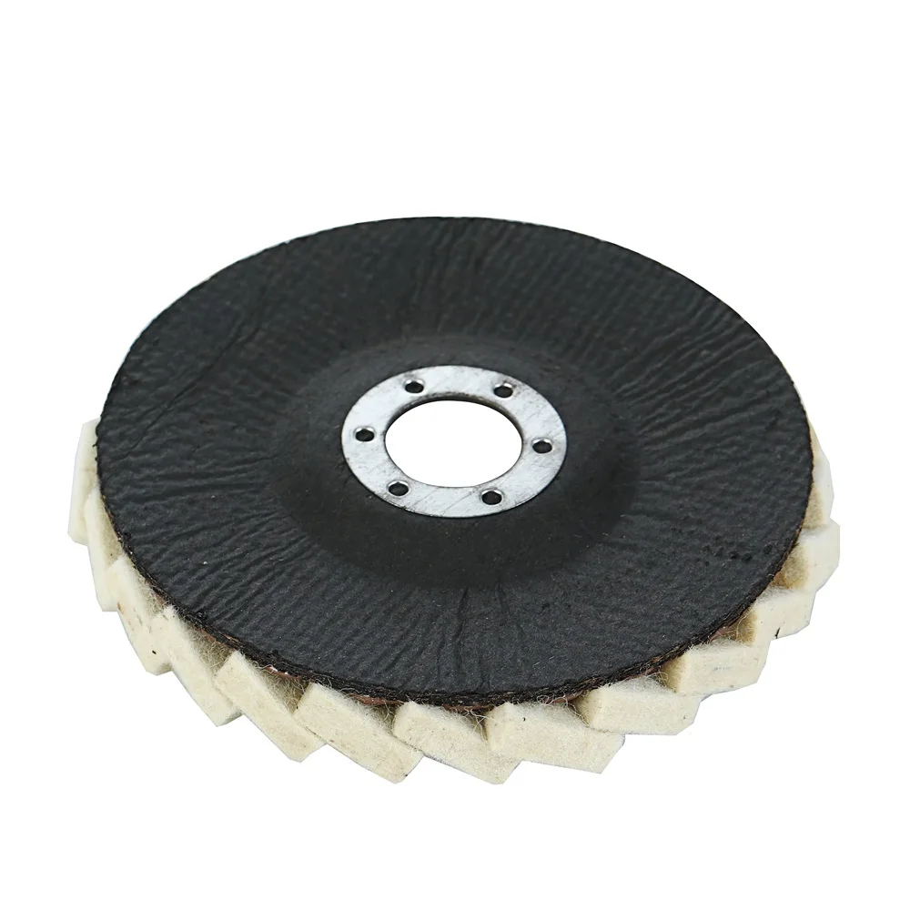 5" Wool Felt Polishing Wheel Disc for Angle Grinder