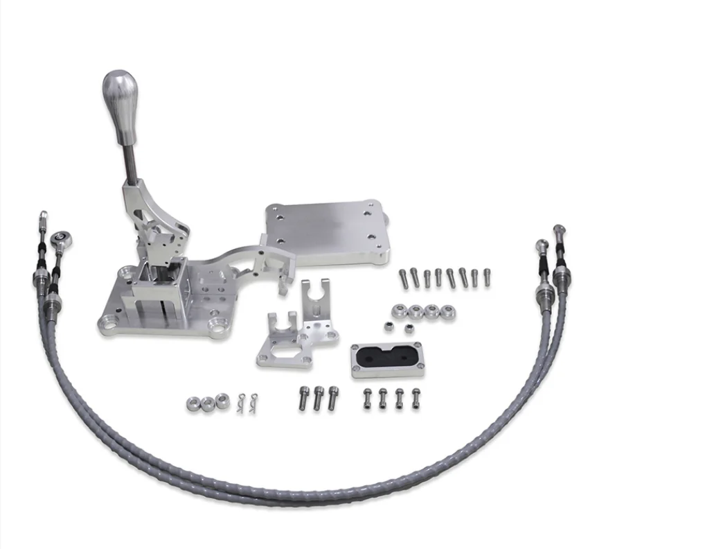 Whole Set Car Shifter Box Shifter Cables Knob Trans Bracket Shifter ...