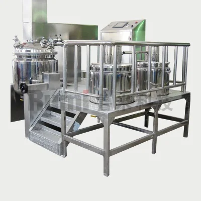 Cosmetic Emulsifying Mixing Vessel Kettle Emulsion Paint Machine ...