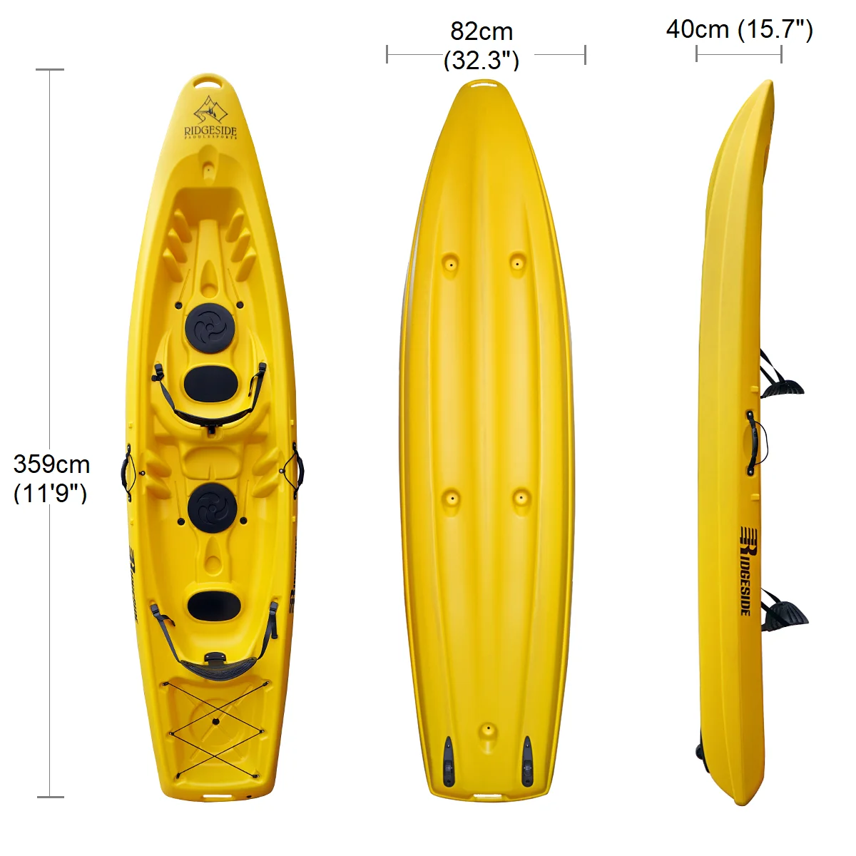 Cheap Canoe Boat Touring Kayak HDPE Plastic Canoe and Kayak Double 2 Person Family Tandem Sit on ...