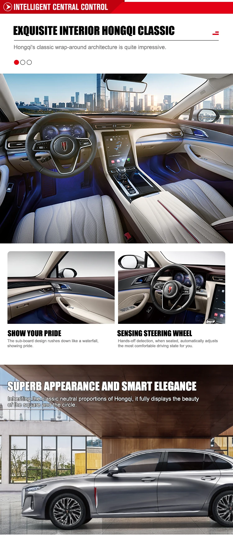 Chinese Hongqi H5 Gasoline Car Adult Made In China For Sale 8at 1.5t/2.0t Luxury Faw Hongqi H5 ...