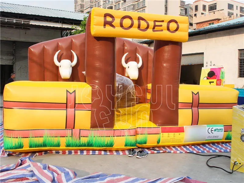 Joyful Fun Hot Sale Customized Inflatable Mechanical Games Rodeo Ride ...