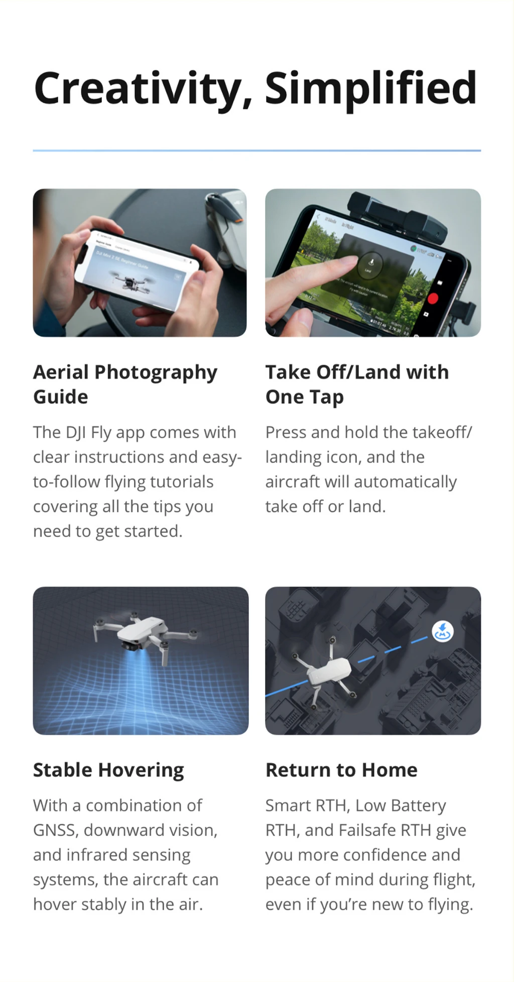 Dji Mini 2 Se - Camera Drones | Under 249g | 10km Video Transmission ...