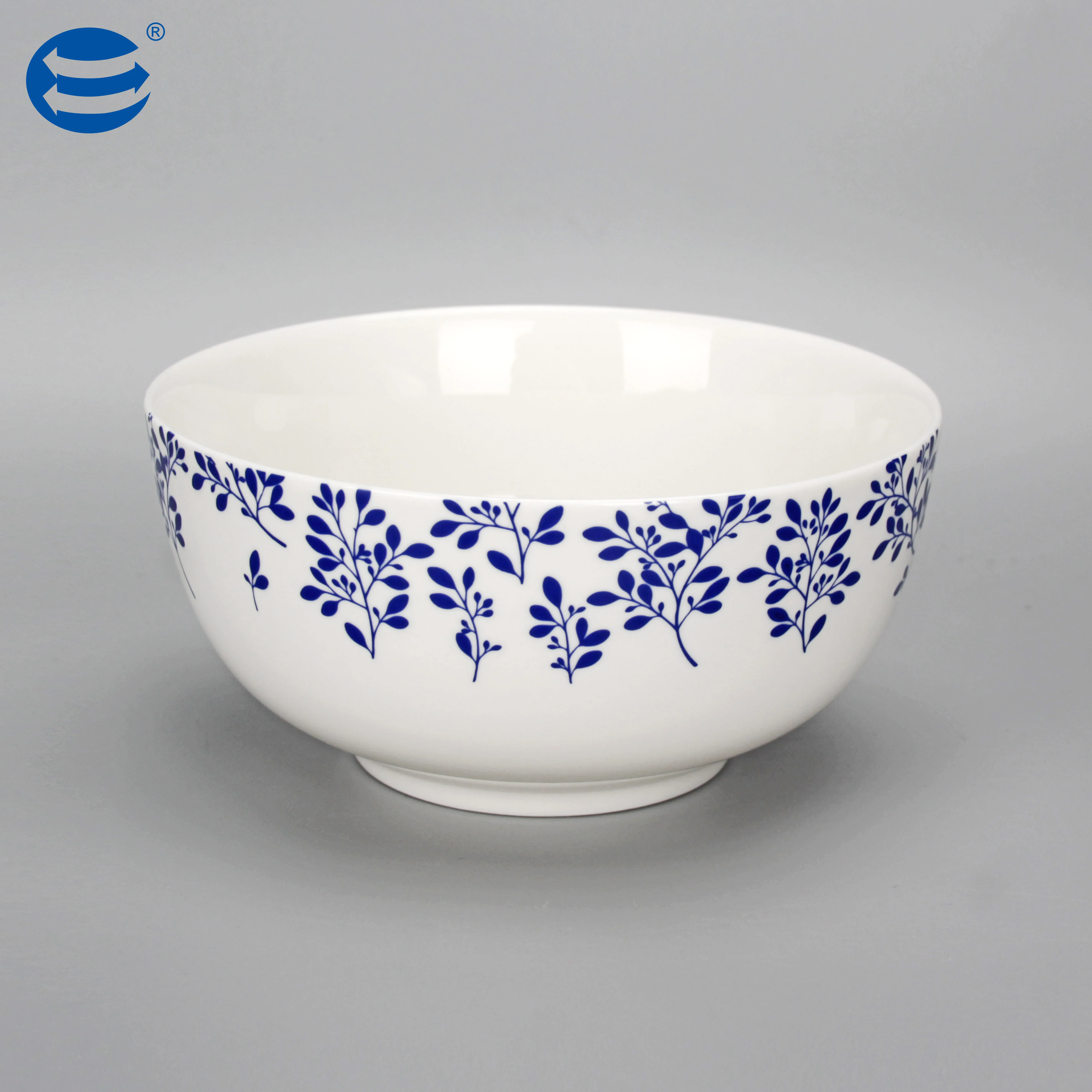 Elegant Blue and White Flower Ceramic Pattern Tableware Sets