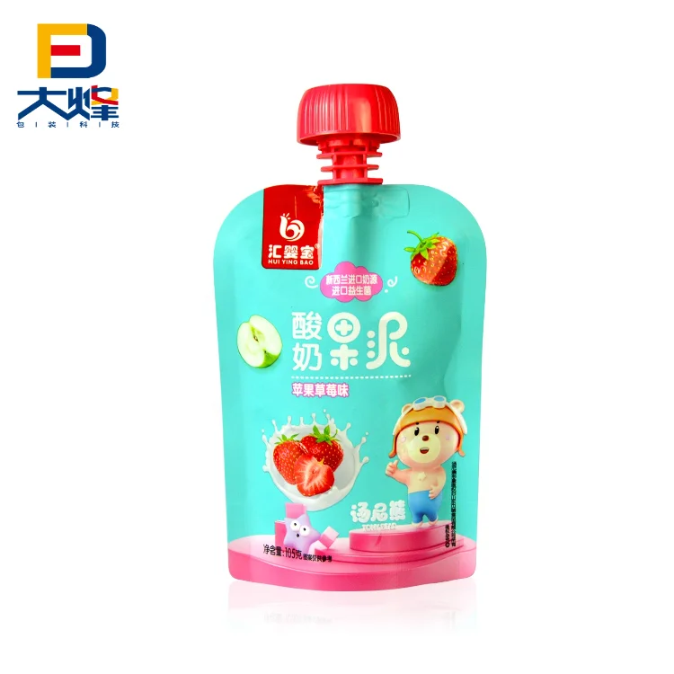 Gualapack Doypack Juice Retort Pouch - Eco-Friendly Stand Up Spout Bag ...