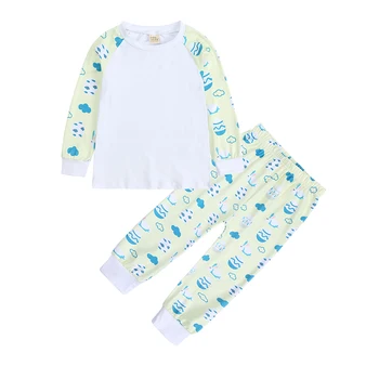 Bulk Wholesale Sleepwear Girls Blank Sublimation Easter Kids Clothes ...