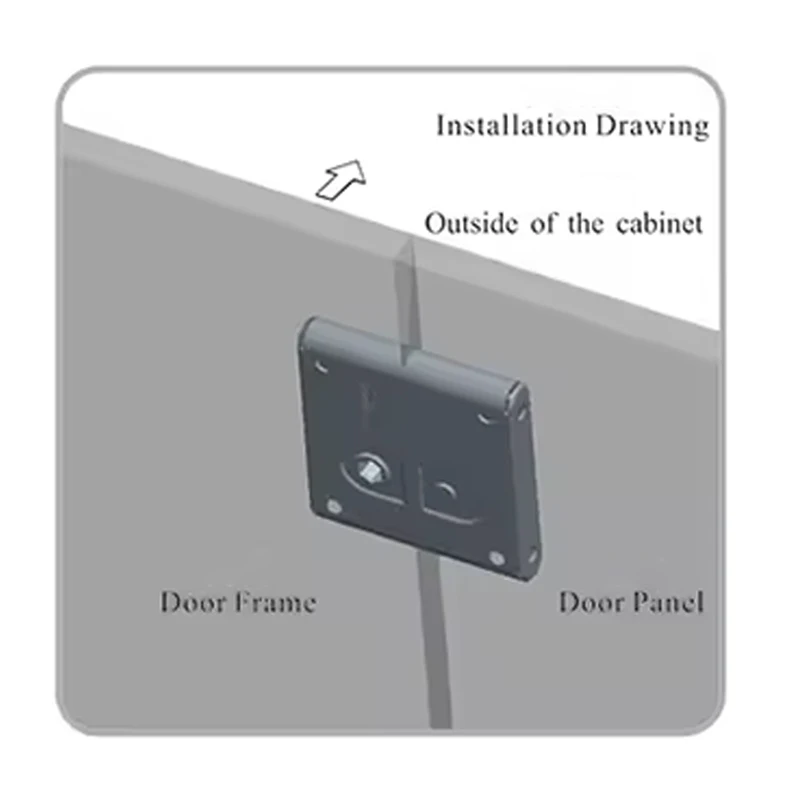 R5 Panel Fastening Draw Latches LED Screen Hidden Connection Lock Edge ...