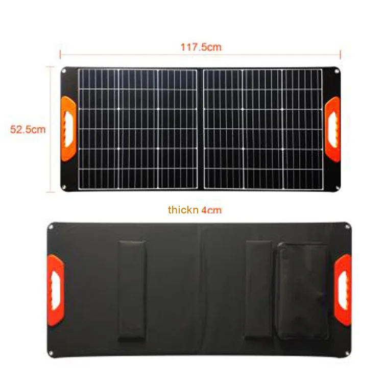 Portable Mono Solar Cells 100w 120w 180w 200w 300w 400w Folding Solar ...