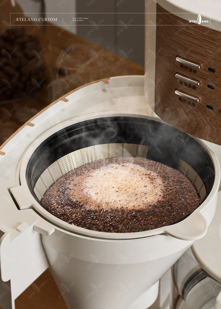 Cafeteras Professional Skd Automatic Electric Screen Touch Grinding ...