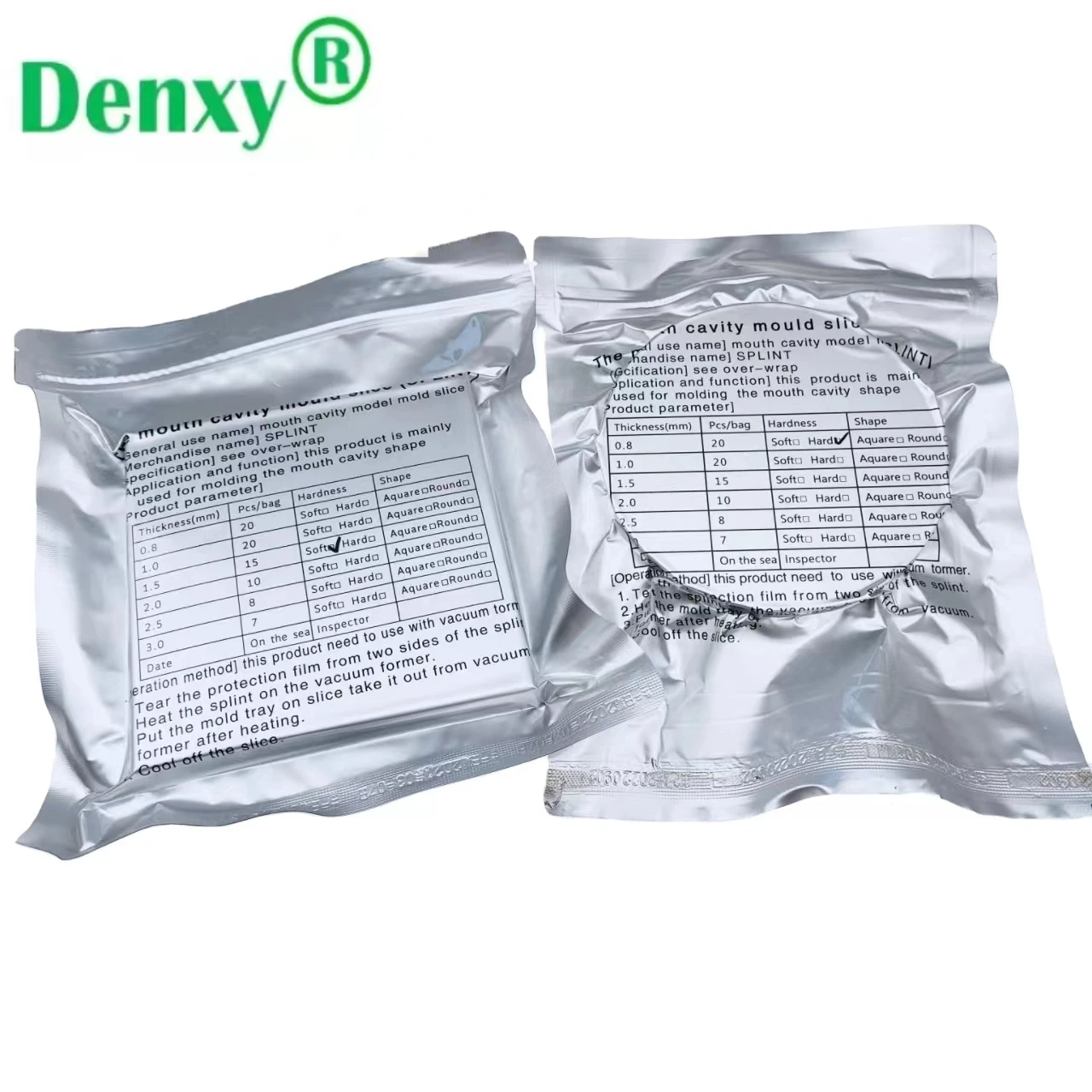 Dental PETG/TPU Vacuum Forming Sheets - Orthodontic Moulds