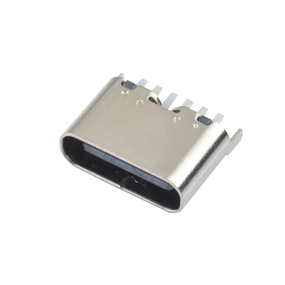 USB Type-C 6 Pin Female Connector - Durable & Versatile