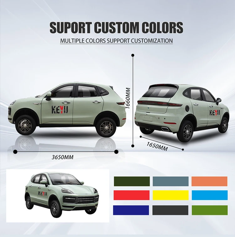 Cheap Electric Car - KEYU 4 Seater Mini Car with 60V Battery