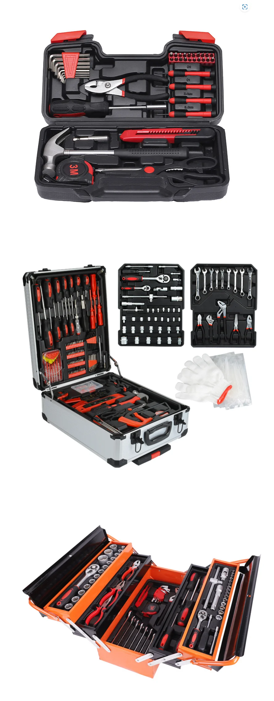 Hot Sale Multi-functional Combination 39pcs Plastic Case Packing ...