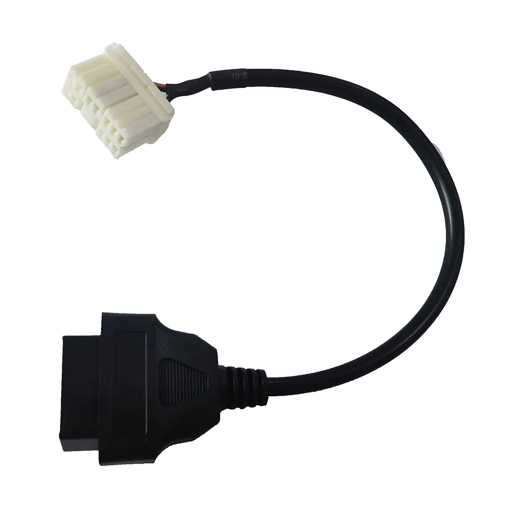 12 Pin Male Female Connector OBD II Diagnostic Cable Electronic Wire ...