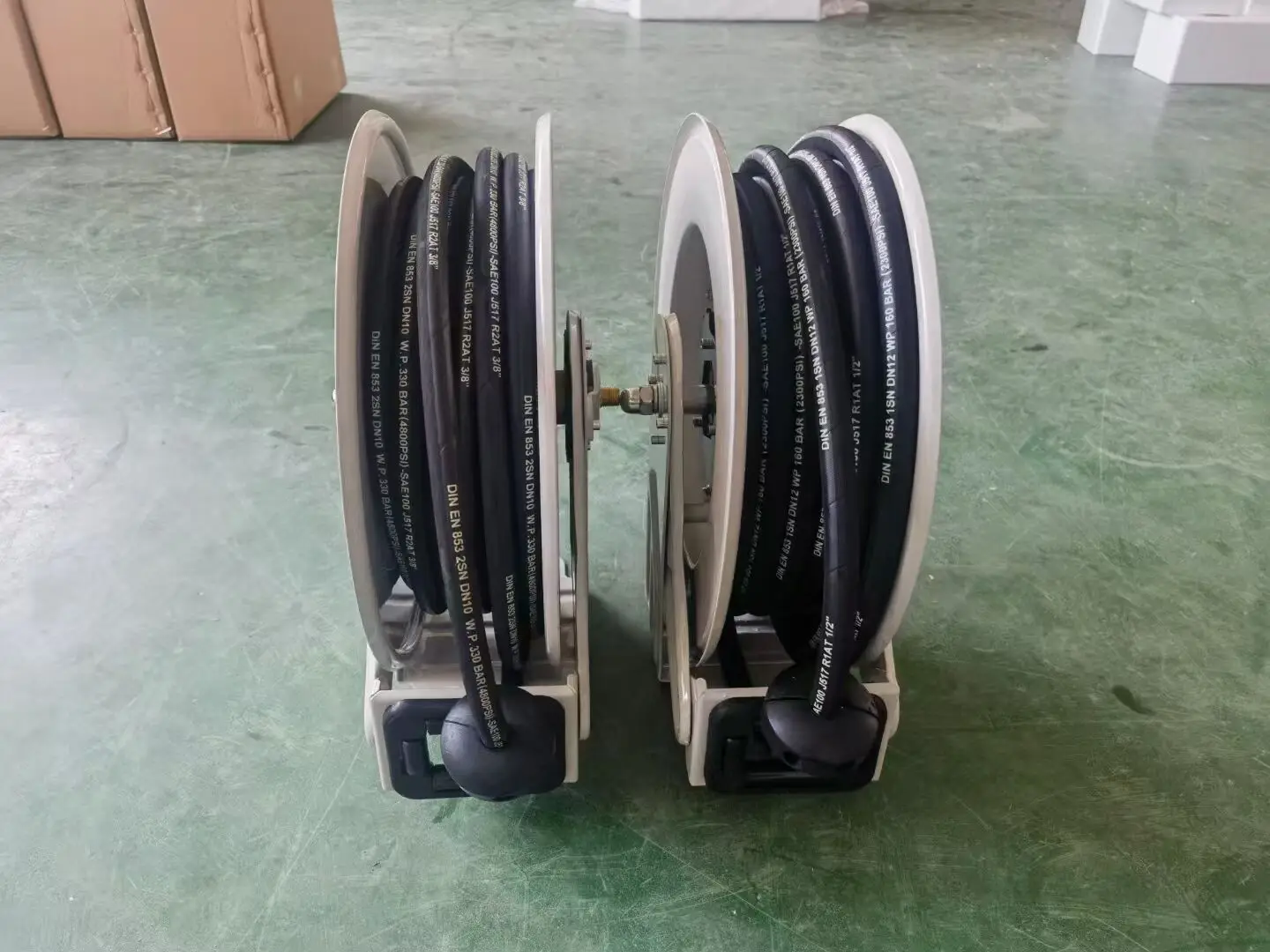 Hose Reel for Fuel Dispensing Compatible with Gasoline/Diesel Essential ...
