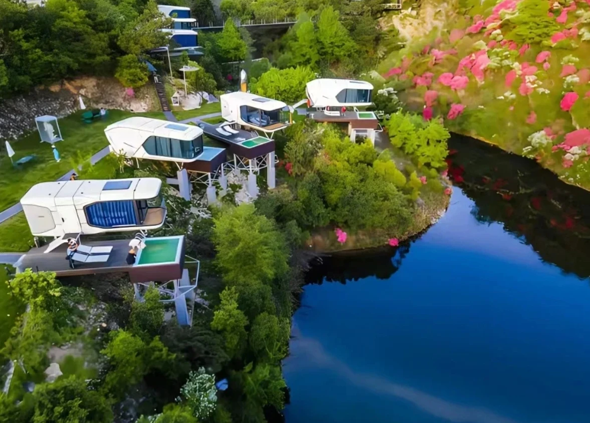 40ft Fireproof Container House with Polyurethane Insulation