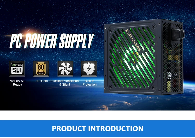 Factory Price Atx Power Supply 80+ Gold Modular 500w 550w 600w 700w ...