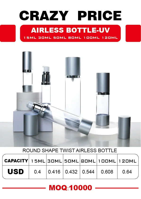 CHUNBAI Airless Pump Lotion Bottles - Cosmetic Plastic