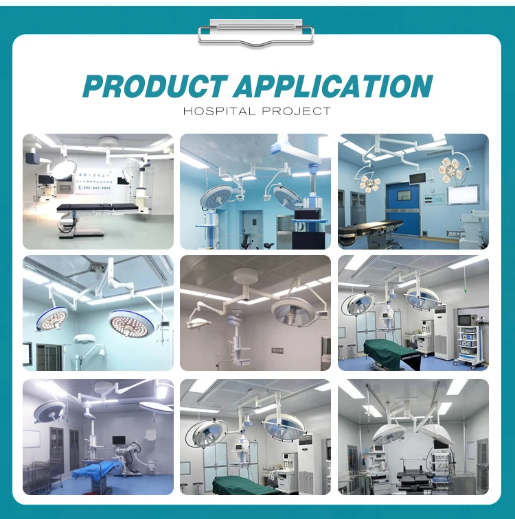 Surgical Operation Theatre Room Ceiling Light Double Surgery Led Shadowless Operating Lamp With ...