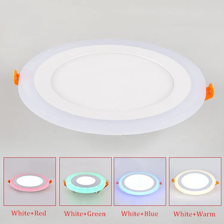 Double Color Changing Adjustable Rgb Skd Oem Ultra Slim Led Panel Light ...