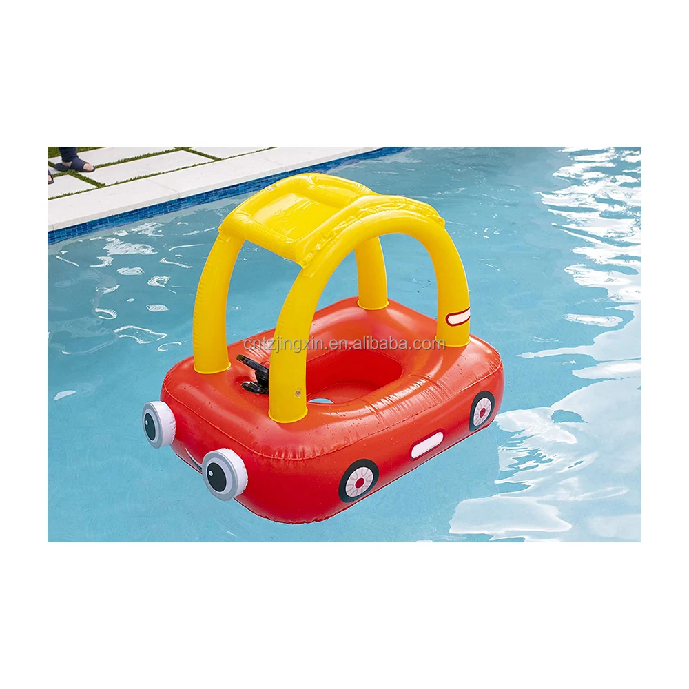 Inflatable Toy Canopy Car With Working Beeping Horn Fun Easy To Use ...