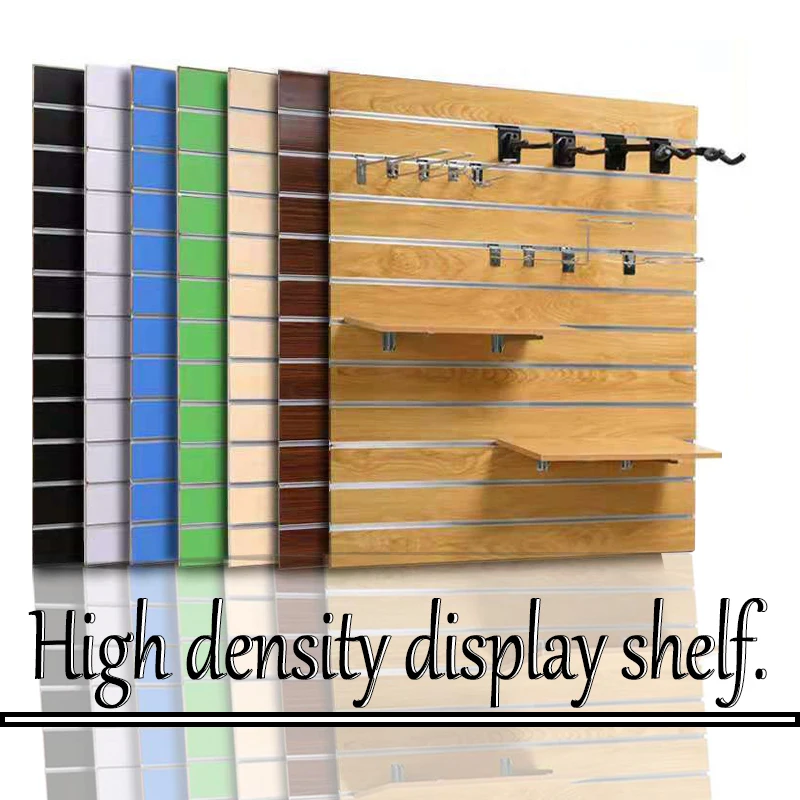 Slatwall Slat Wall Panel Groove MDF Board Counter Display