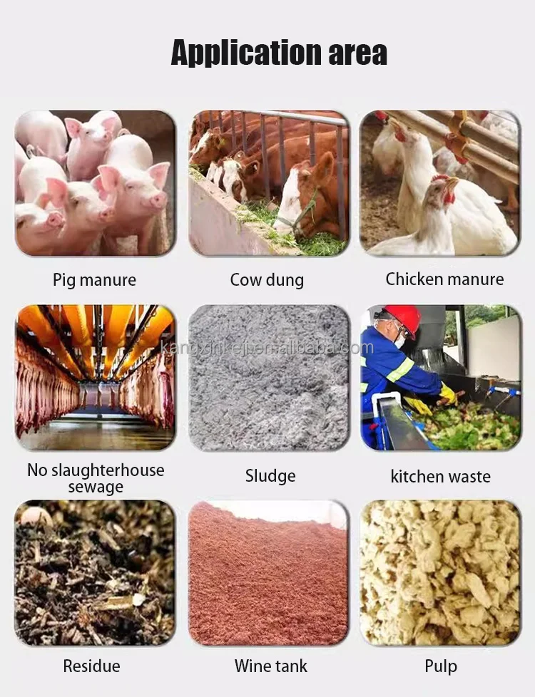 Dehydration Screen Liquid Manure Separator Dewatering Machine - Buy ...