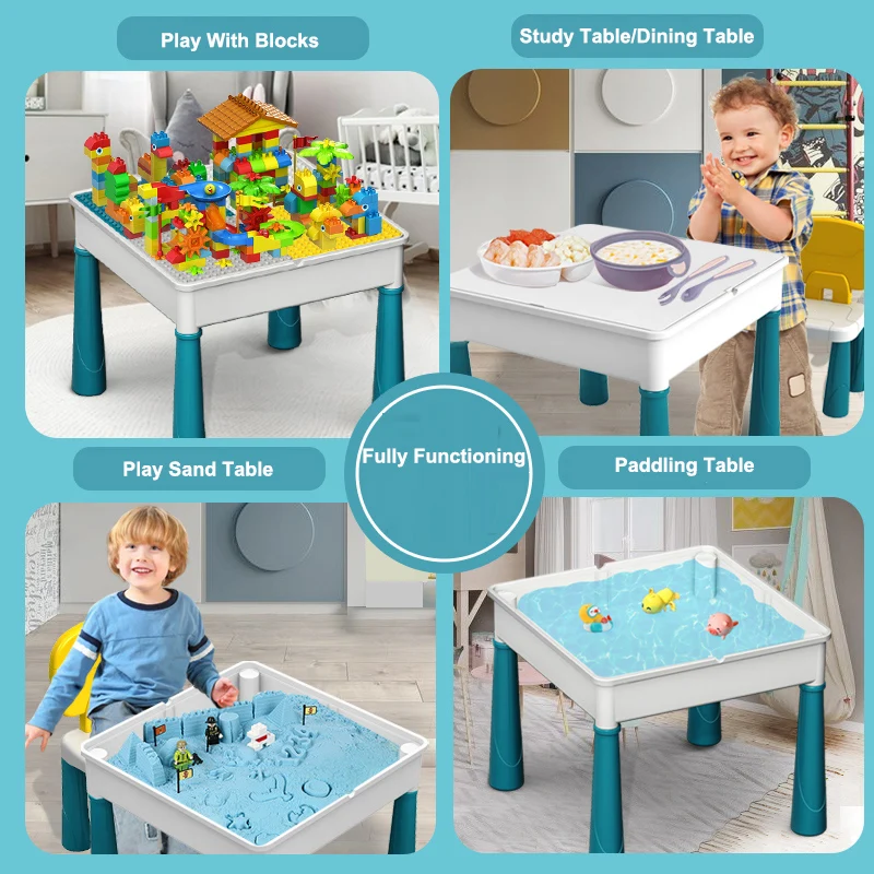 Multi-functional Blocks Plastic Large Particle Panel Building Block ...