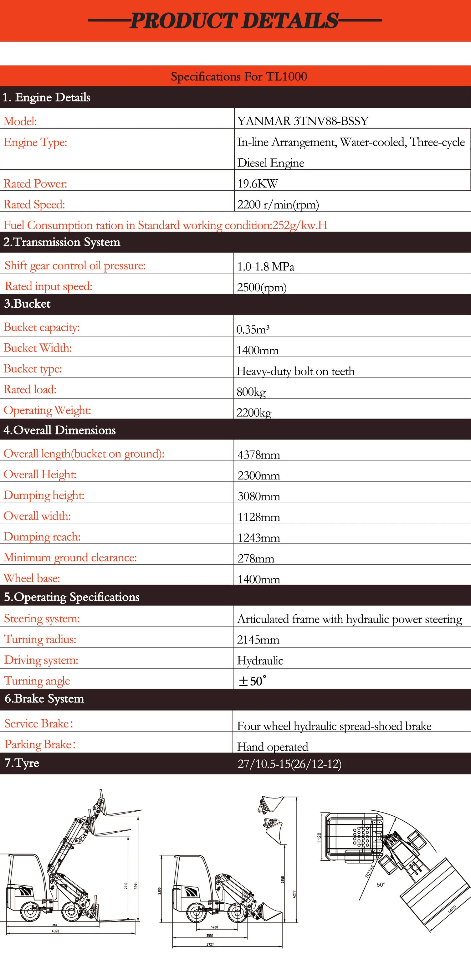 New Design Mammut 4wd Mini Articulated Telescopic Wheel Loader With ...