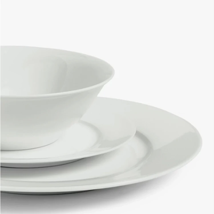 White Porcelain Dinnerware For Greece Market,12piece Wholesale Ceramics ...