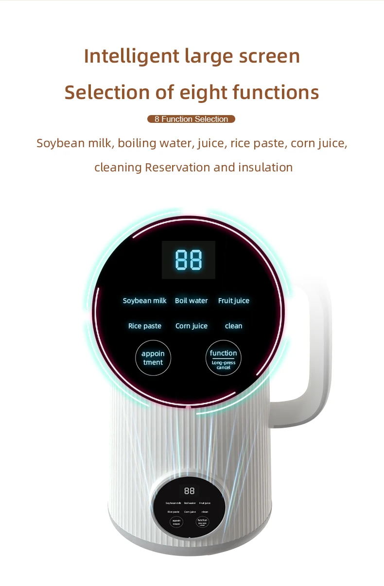 Household 800ml 1200ml Electric Soybean Milk Machine Mixeur Portable ...