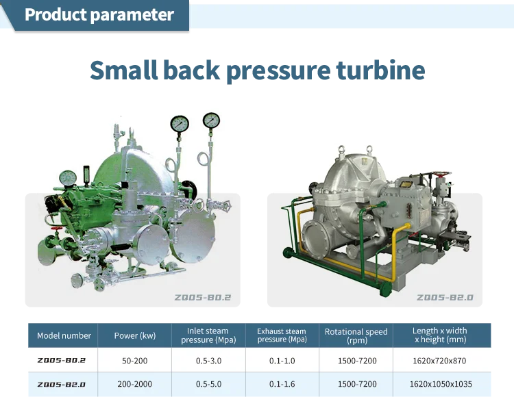 Small 2.0 Mw Back Pressure Steam Turbine For Power Generator - Buy ...