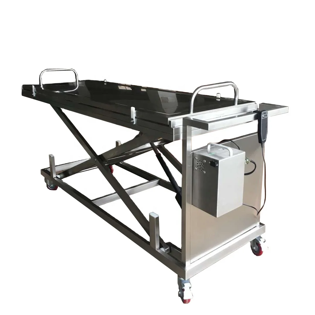 Yushuoda Funeral Equipment Electric Mortuary Lifting Cart With Moving ...