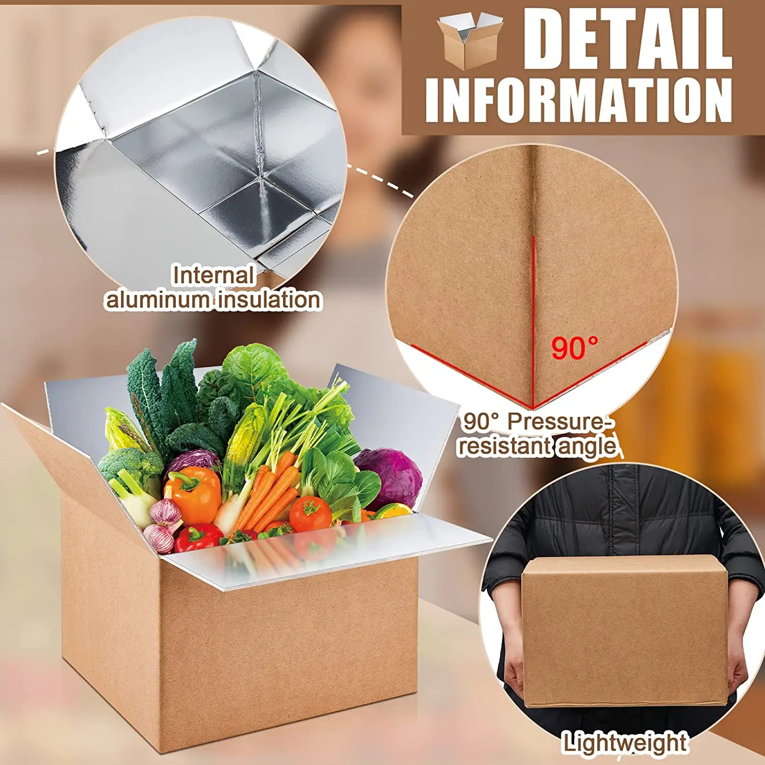 Insulated Shipping Boxes - Ideal for Frozen Food Transport