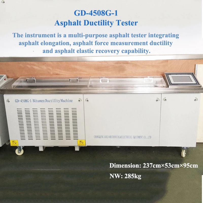 Automatic Ductility Tensile Test Apparatus Bitumen Testing Equipment ...