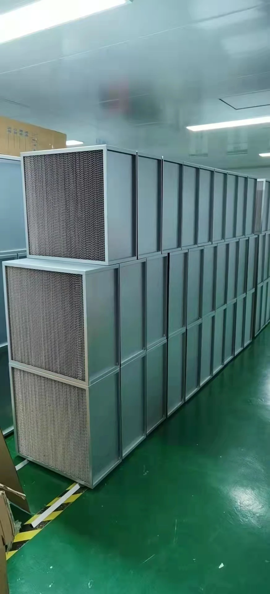 Hepa Filter Aluminum Frame 24x24x2'' Panel Glass Fiber Customized Air ...