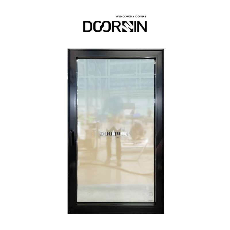Modern Narrow Frame Commercial Customized Sizes Design Black Window ...