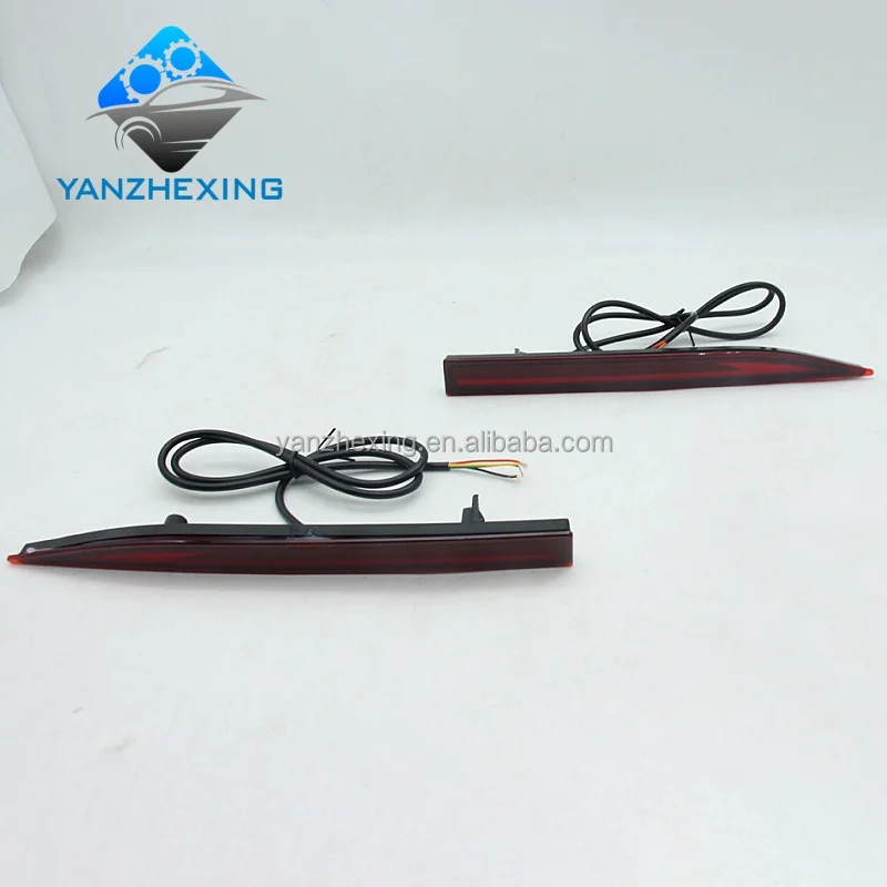 Car Led Rear Reflector Fog Lights Fog Lamp Rear Brake Bumper Turn ...