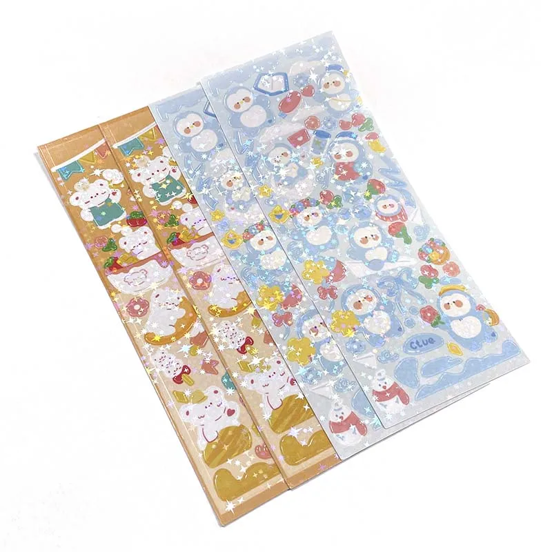 Kiss Cut Sheet Polypropylene Sticker Removable Adhesive Vinyl Sticker ...