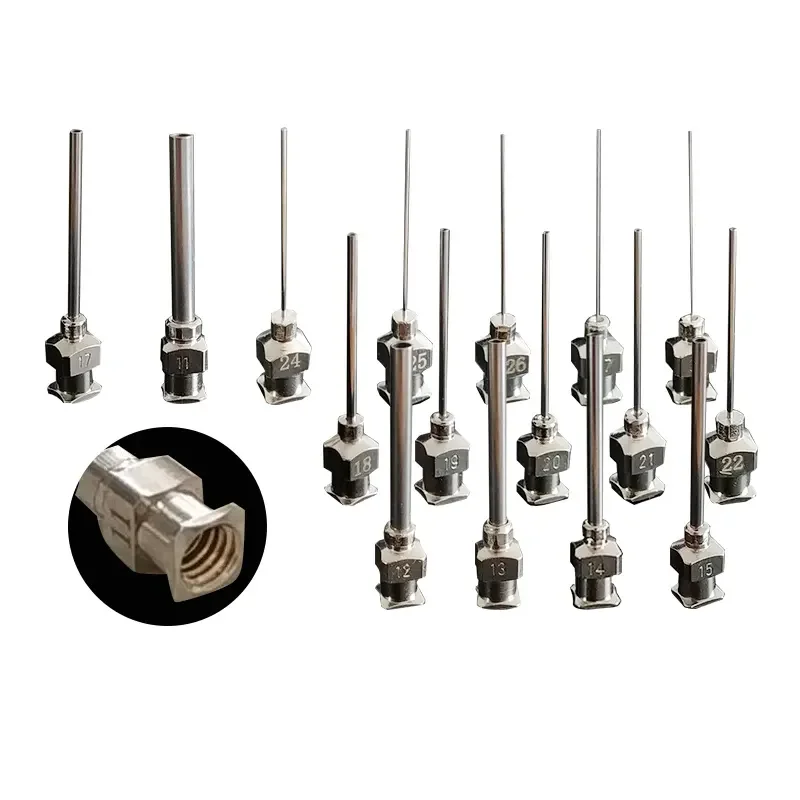 1 Inch Internal Thread Stainless Steel Needle Tube 25mm 12-21G - OEM